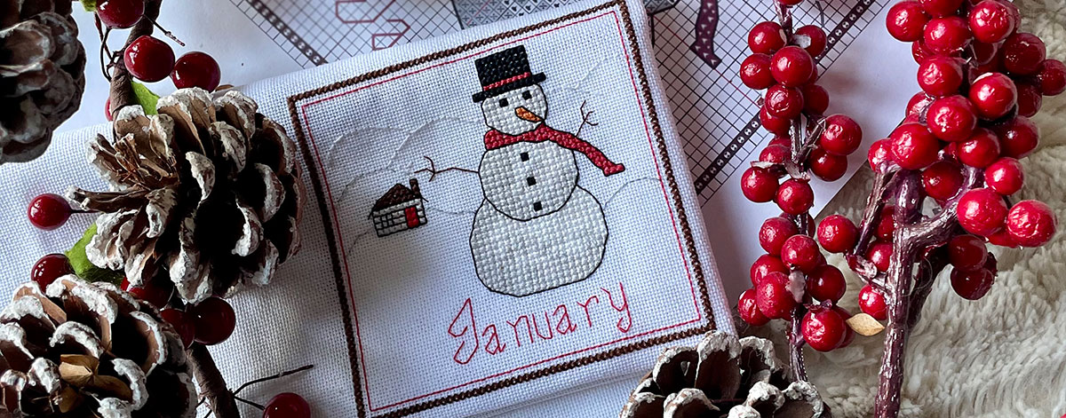 Introducing the new stitch-along pattern for January
