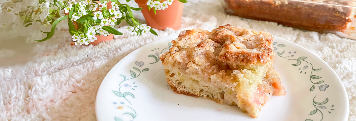 New Recipe: The Delight of Rhubarb Streusel Cake